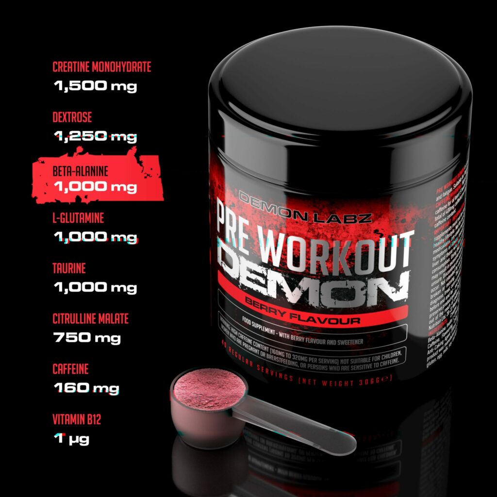 PRE WORKOUT DEMON BERRY FLAVOUR – GB – Demonlabz
