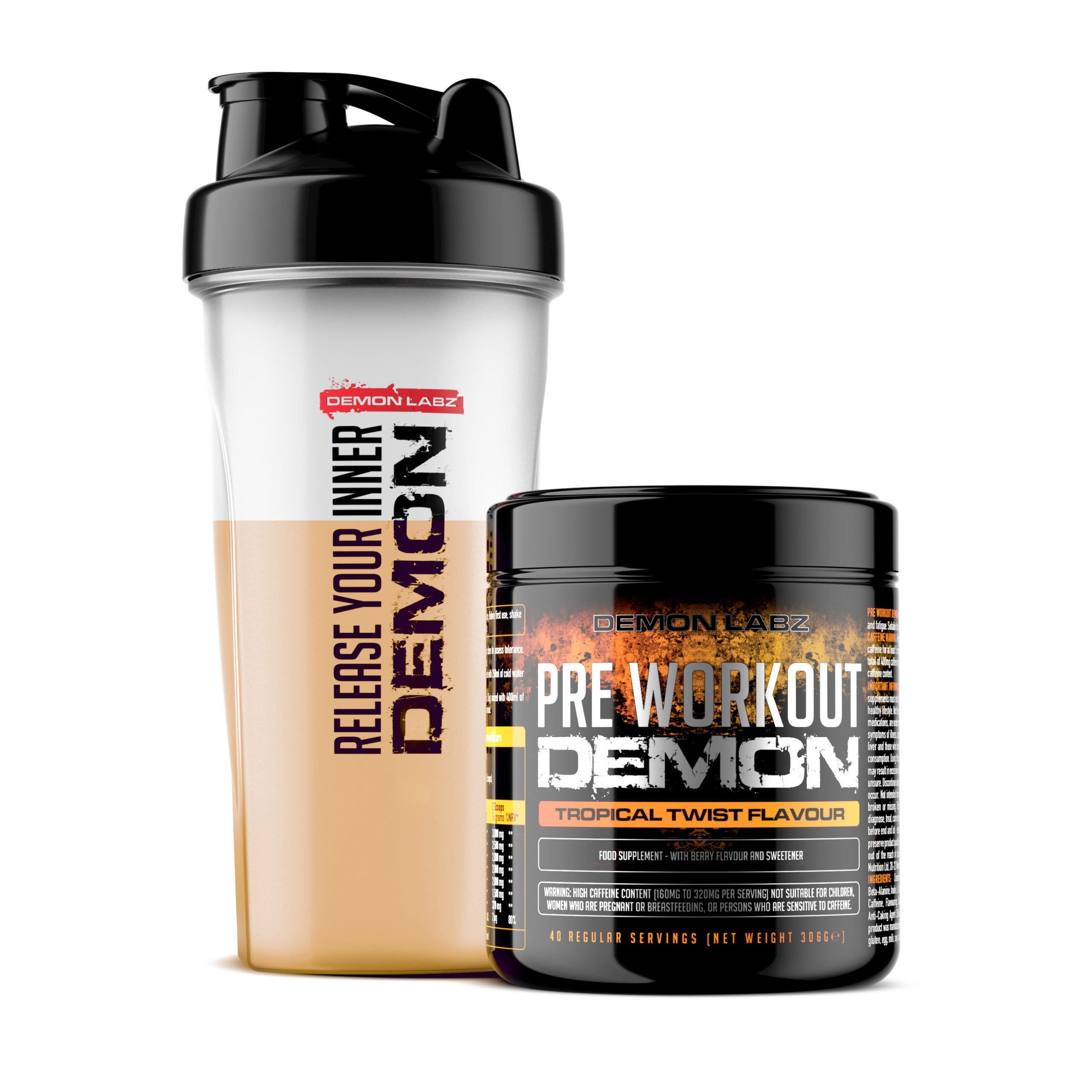 PRE WORKOUT DEMON TROPICAL TWIST FLAVOUR – GB – Demonlabz