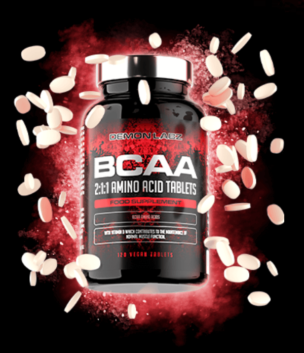 BCAA Amino Acids 2:1:1 – 2400mg BCAA Tablets – GB – Demonlabz